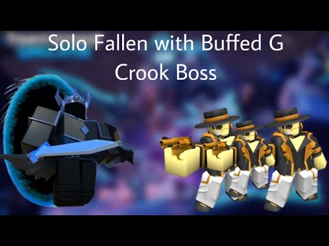 Solo Fallen with Buffed G Crook Boss - YouTube