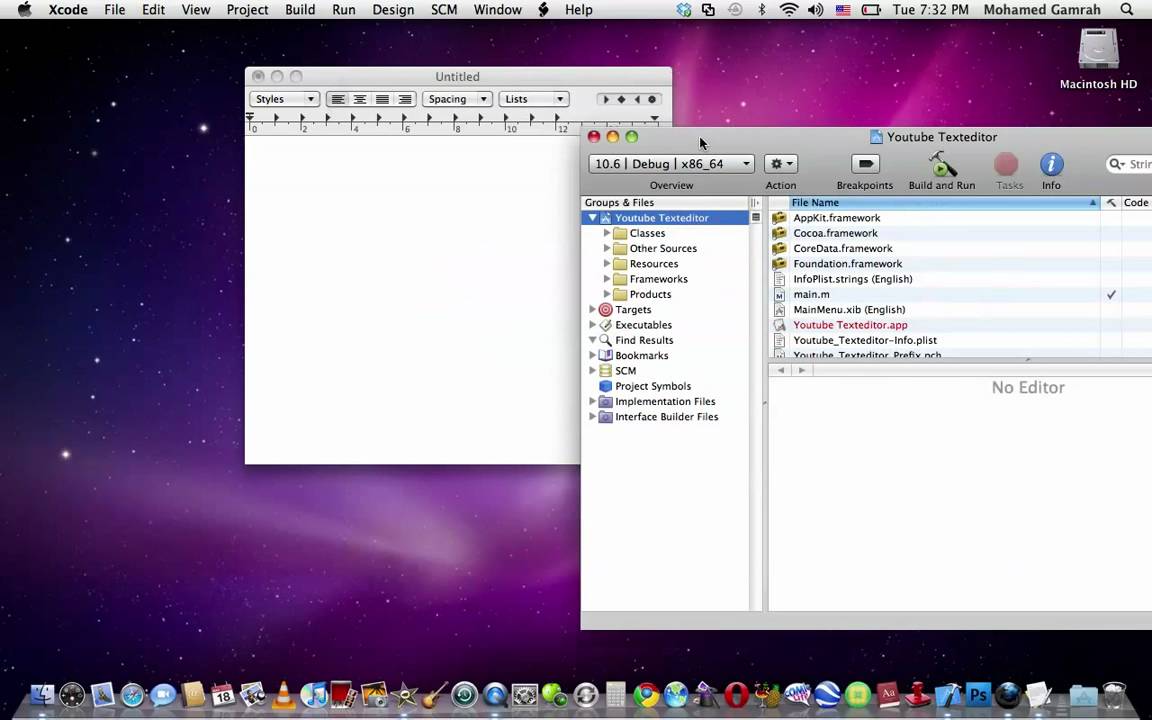 how to make a texteditor in a xcode - YouTube