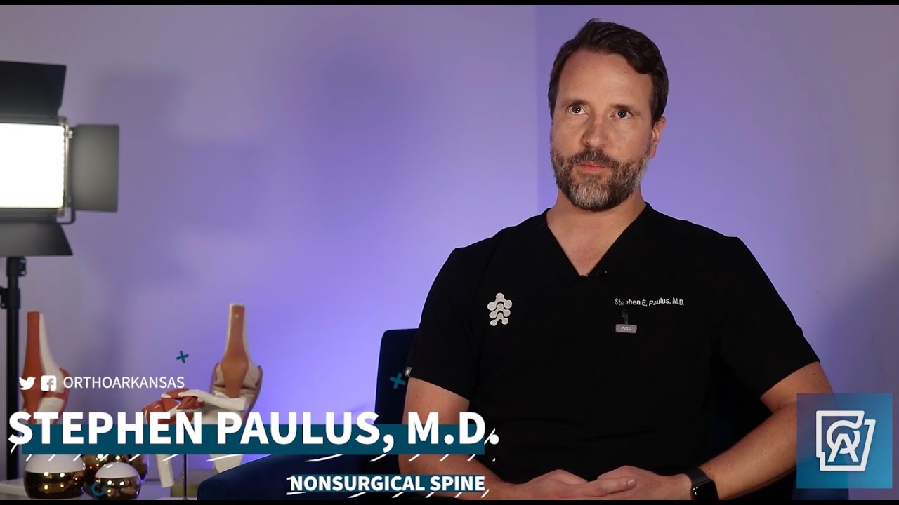 Dr. Stephen Paulus Explains OrthoArkansas's Noninvasive Treatment ...