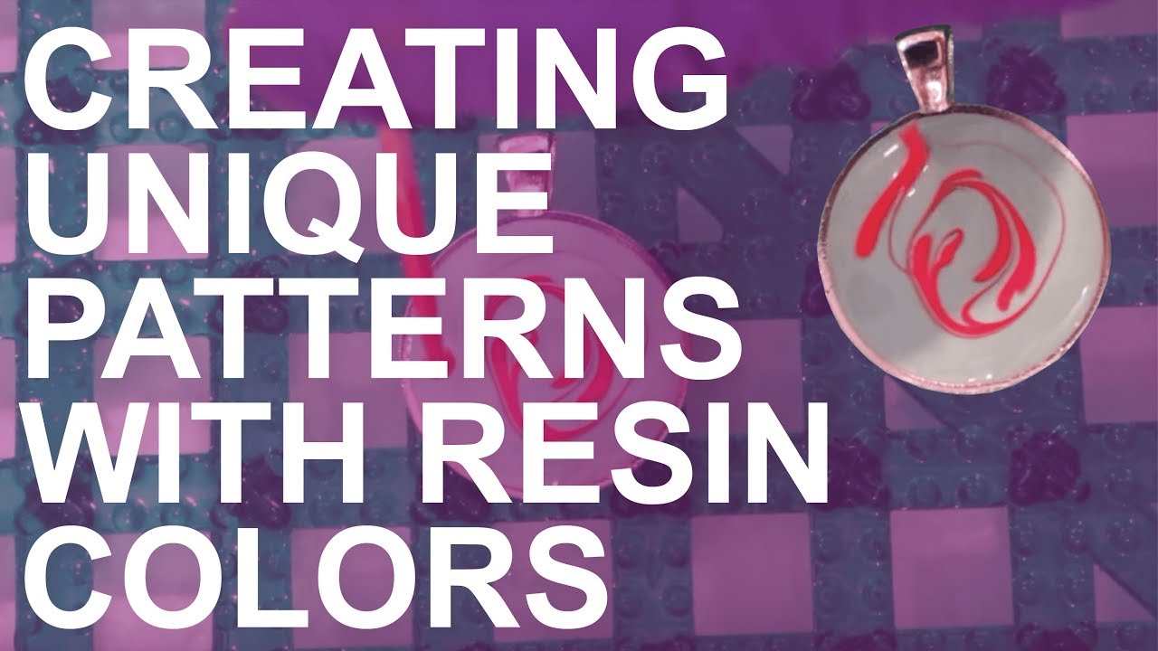 How to Create Unique Patterns with Resin Colors - YouTube