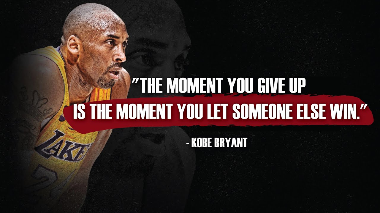 10 Quotes KOBE BRYANT Said That Changed The World - YouTube