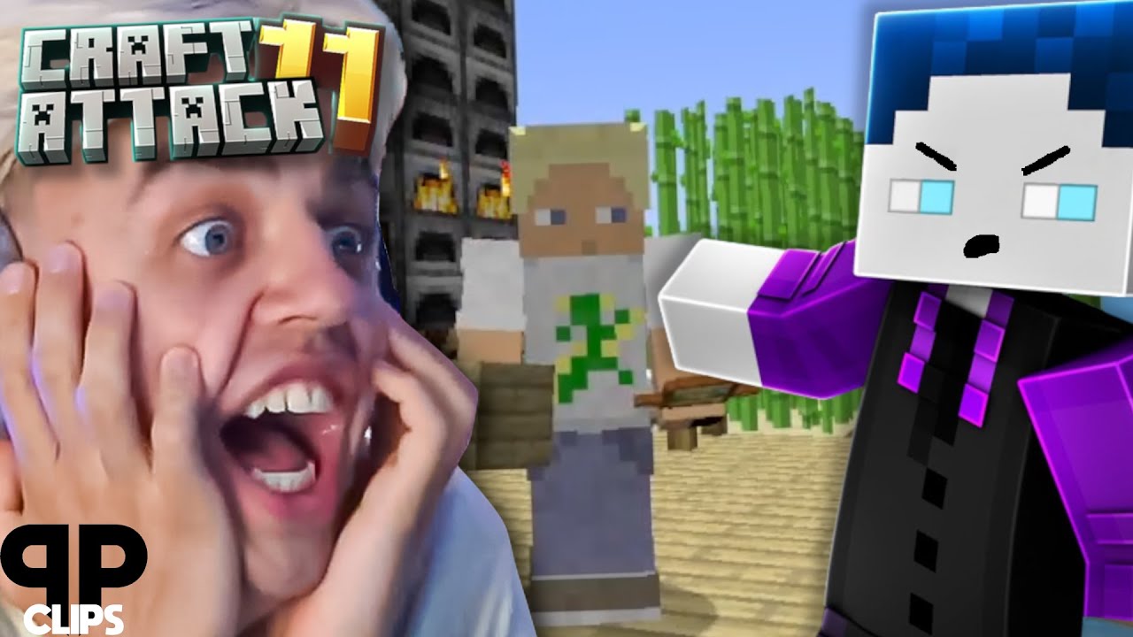 Der lustige Streit von Papaplatte & BastiGHG wegen neuem Minecraft Skin (Craft Attack 11) - YouTube