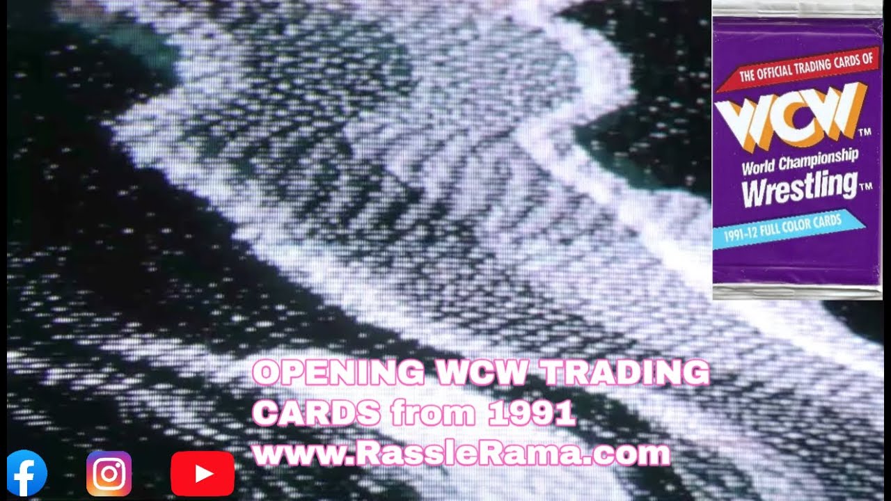 Lets open some WCW Trading Cards from 1991 - YouTube