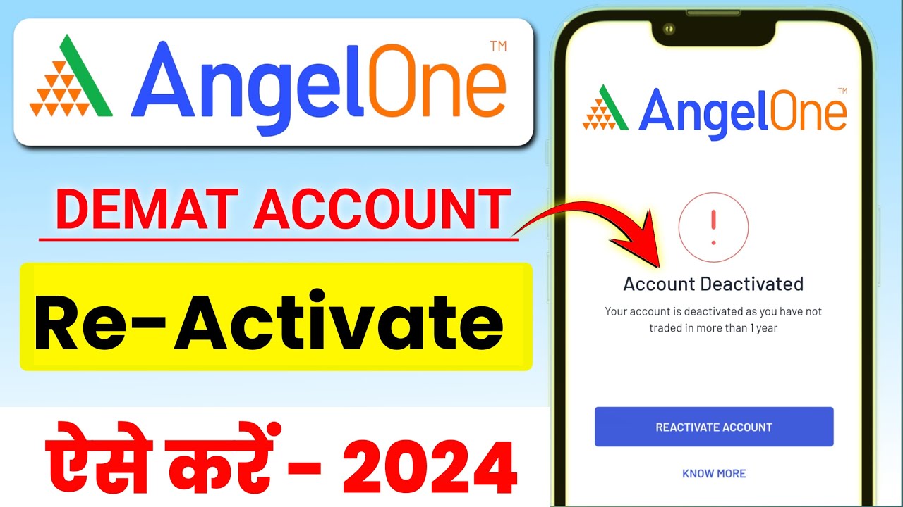 Angel One Account Reactivate | Angel One Demat Account Reactivate Kaise ...
