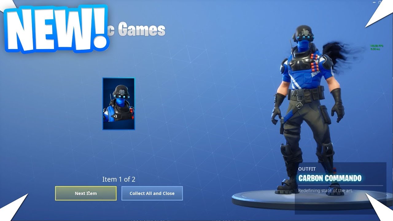 NEW CARBON PACK PLAYSTATION PLUS EXCLUSIVE SKIN IN FORTNITE! - YouTube