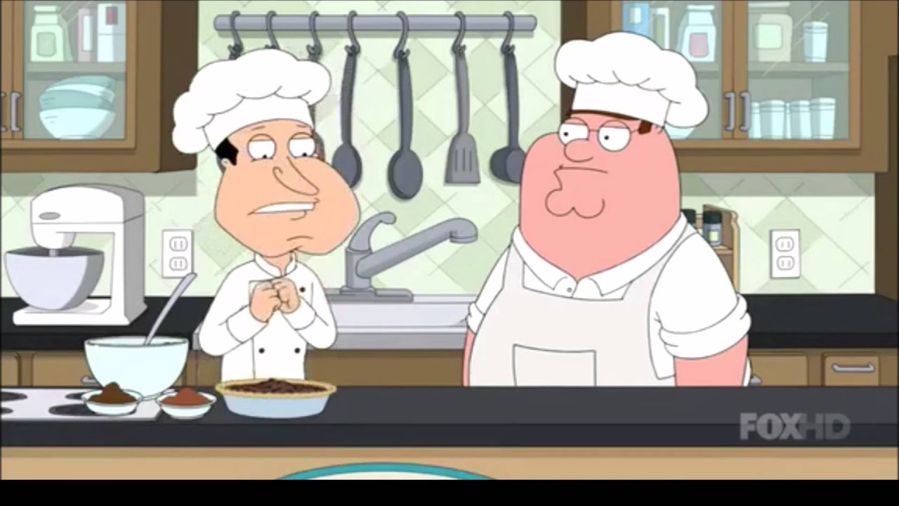 Family Guy - Peter in cookery show - YouTube