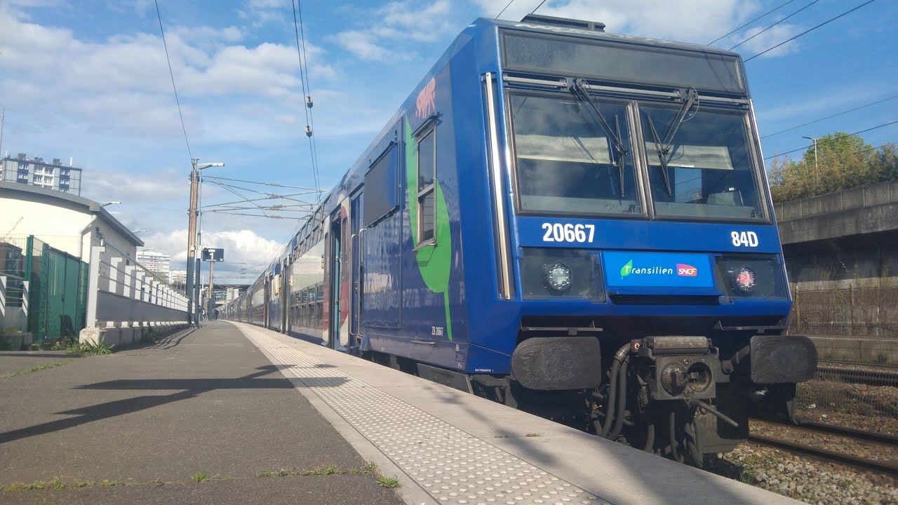 RER D : Les Z20500 Transilien 2 - YouTube
