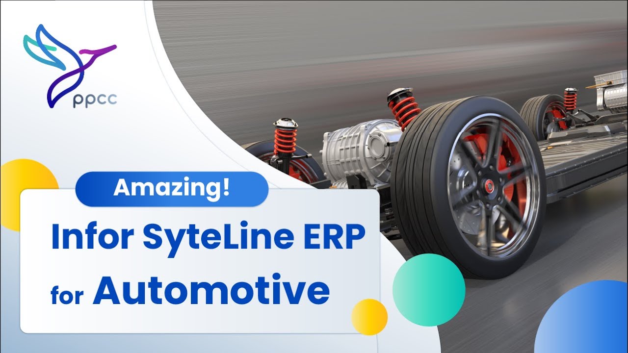 Infor SyteLine ERP for Automotive Industry EP.1 - EDI CO & Forecast ...