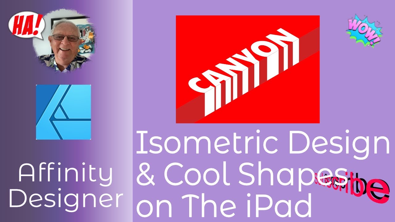 Cool Isometric Design and Shaping On The iPad with Affinity Designer In ...