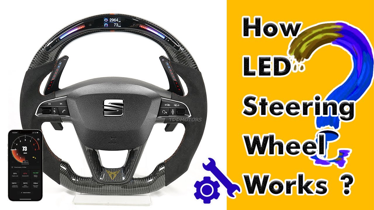 How LED Steering Wheel Works with Latest LED Kit Galaxy Pro on Seat ...