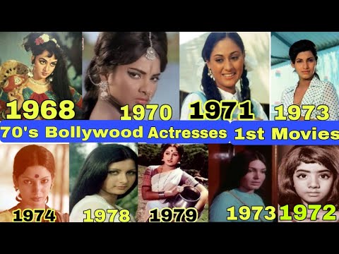 70's Bollywood Actresses Debut Film List|Bollywood Star Actresses First ...