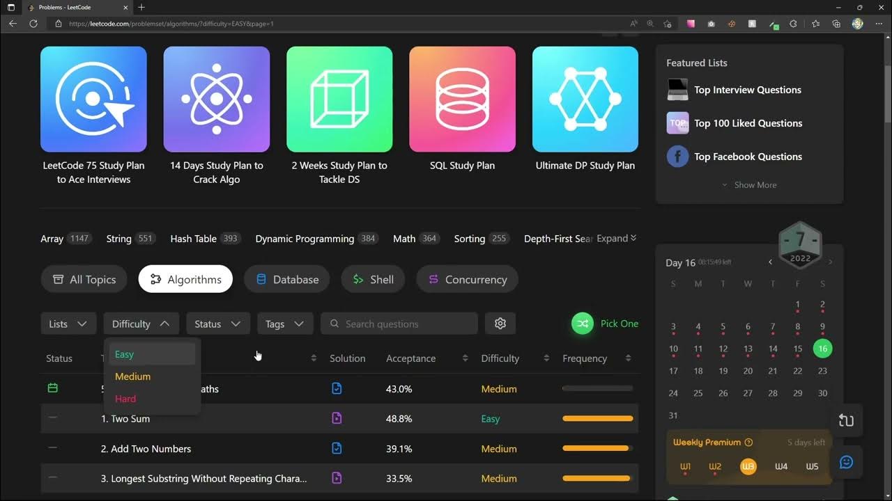 LeetCode Accountability Stream #1 - START HERE - YouTube