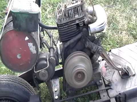 Vintage 1957 Cushman Husky Engine - YouTube