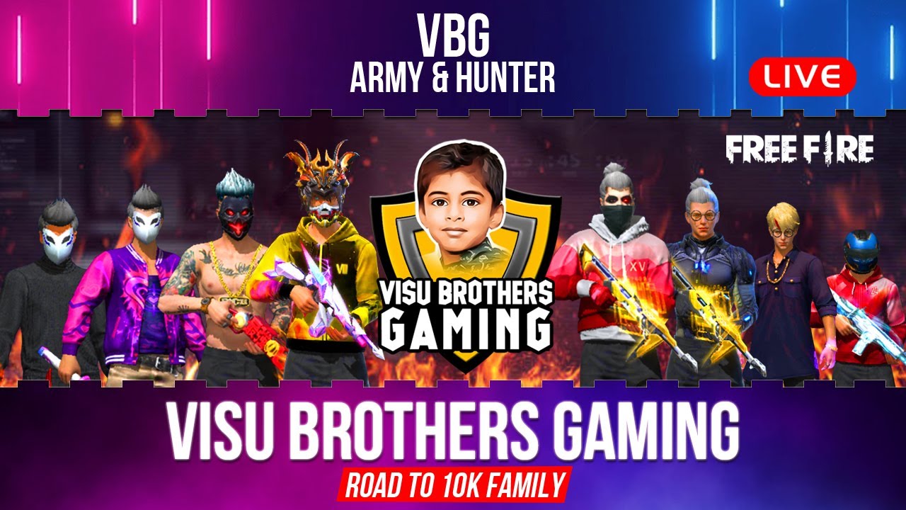 VBG 4vs4 Room Match | FREEFIRE TAMIL | Visu Brothers Gaming | Road to ...