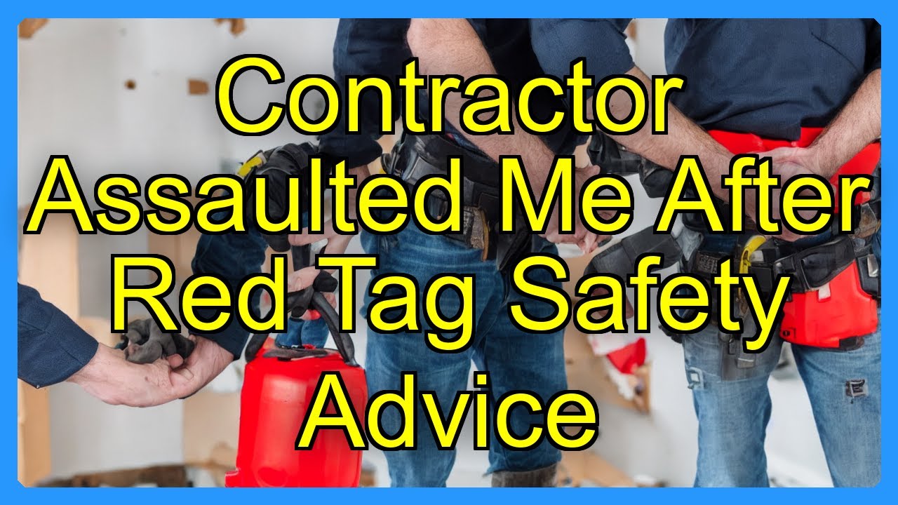 Contractor Assaulted Me After Red Tag Safety Advice - YouTube