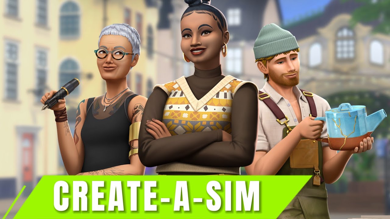 The Sims 4 Businesses & Hobbies (Create-a-Sim) #Ad - YouTube