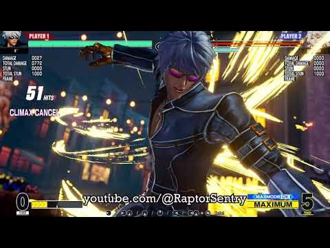 KOF XV K' Stun TOD 100% 96 Hit Midscreen Combo 3 (NEW & EXCLUSIVE Finisher) - YouTube