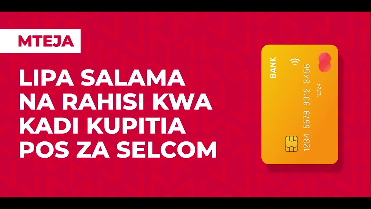 Selcom POS now accepts card payments! - YouTube