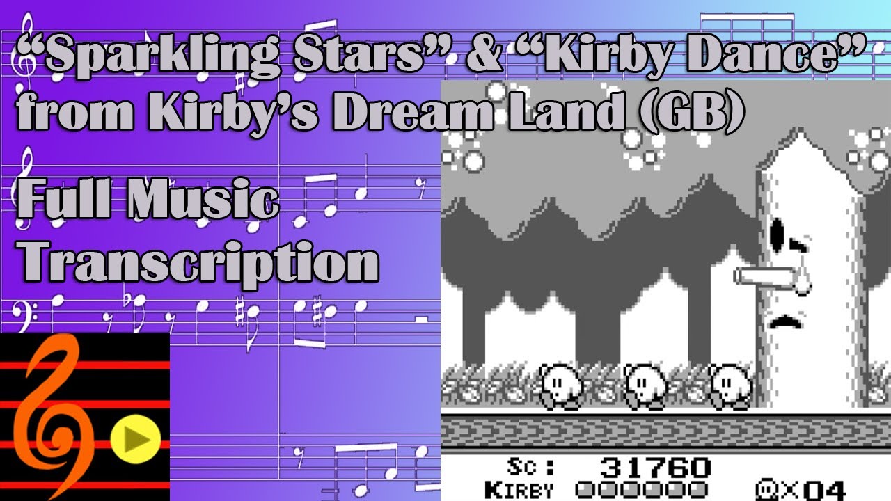 "Sparkling Stars" & "Kirby Dance" from Kirby's Dream Land (GB) - Full ...