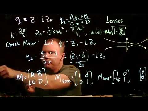 Optics 14 Gaussian Beams and Lenses - YouTube