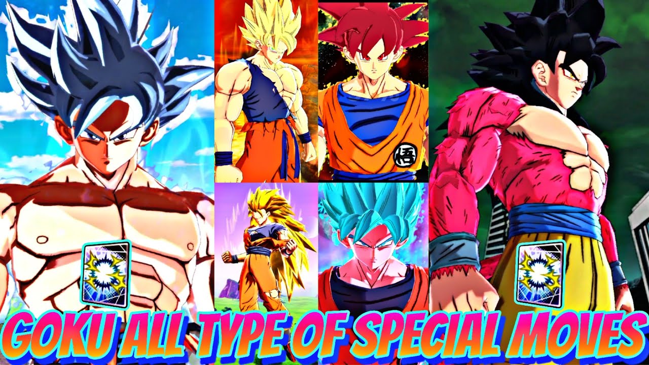GOKU ALL TYPES OF SPECIAL MOVES UPTO OCTOBER 2024!! 🔥 IN DRAGON BALL ...