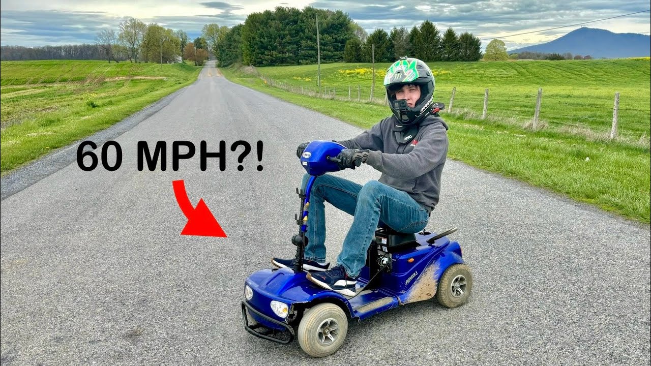 5 MPH ️ 60 MPH? Mobility Scooter Build! - YouTube