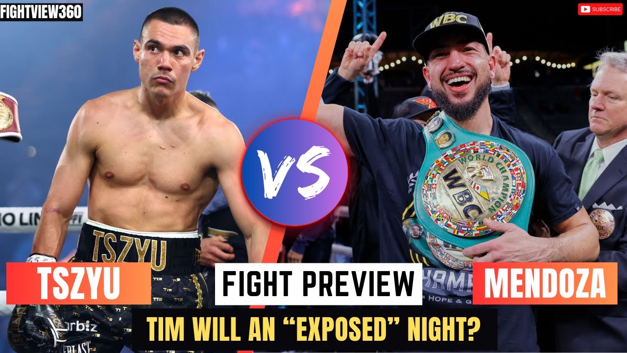 "Tim Due A Bad Night Against Mendoza?" Tszyu vs Mendoza FIGHT WEEK ...