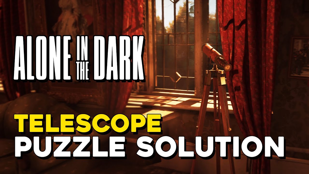Alone In The Dark Telescope Puzzle Solution - YouTube