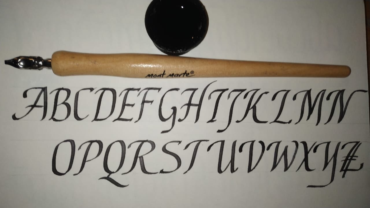 how to write Italic capitals | Swash capitals #calligraphy # ...