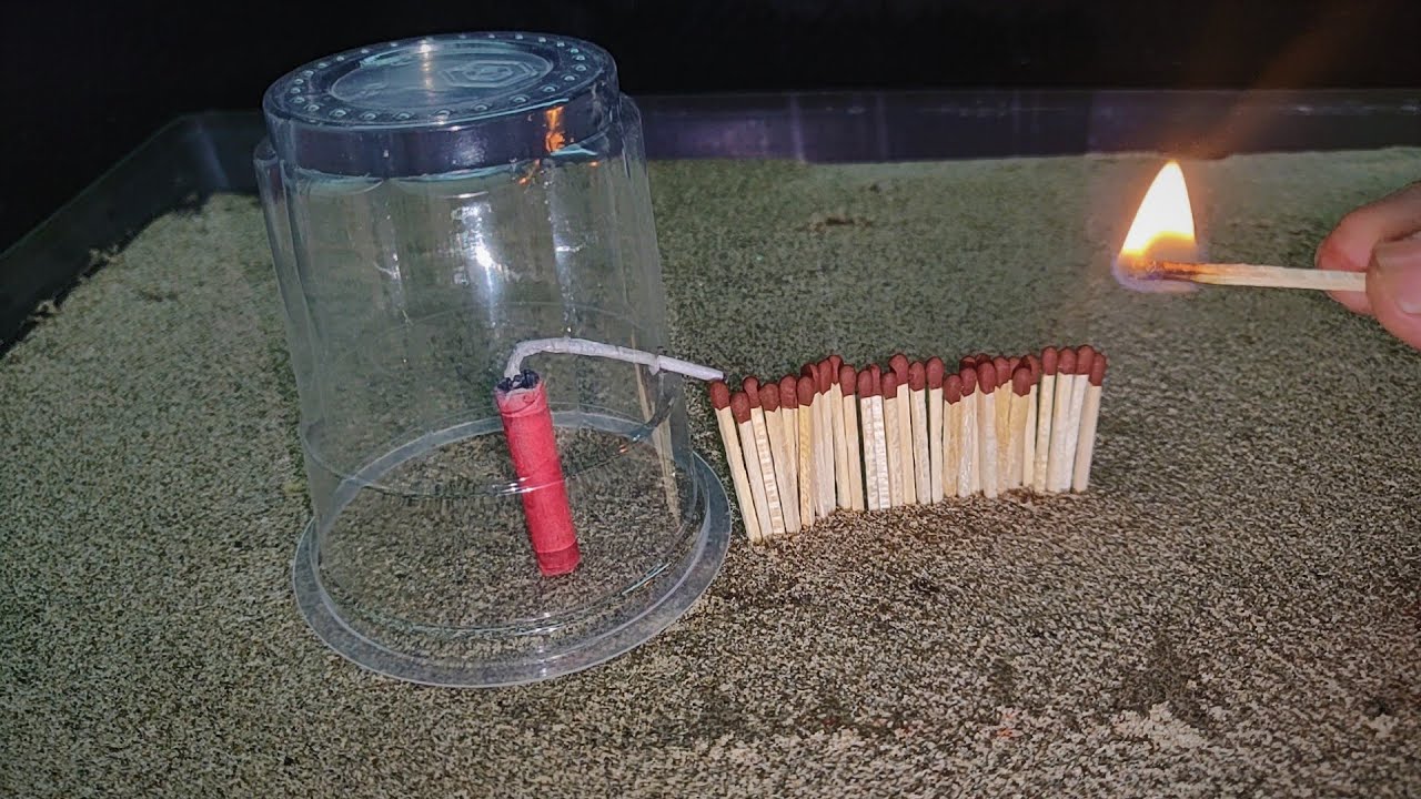 Matchstick domino effect Amazing Match Chain Reaction Fire Domino ...
