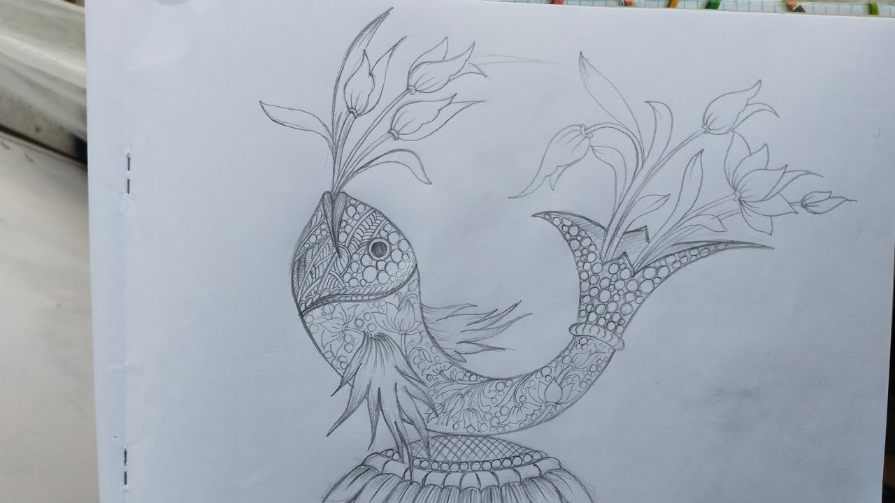 मछली का चित्र || how to make fish|| - YouTube