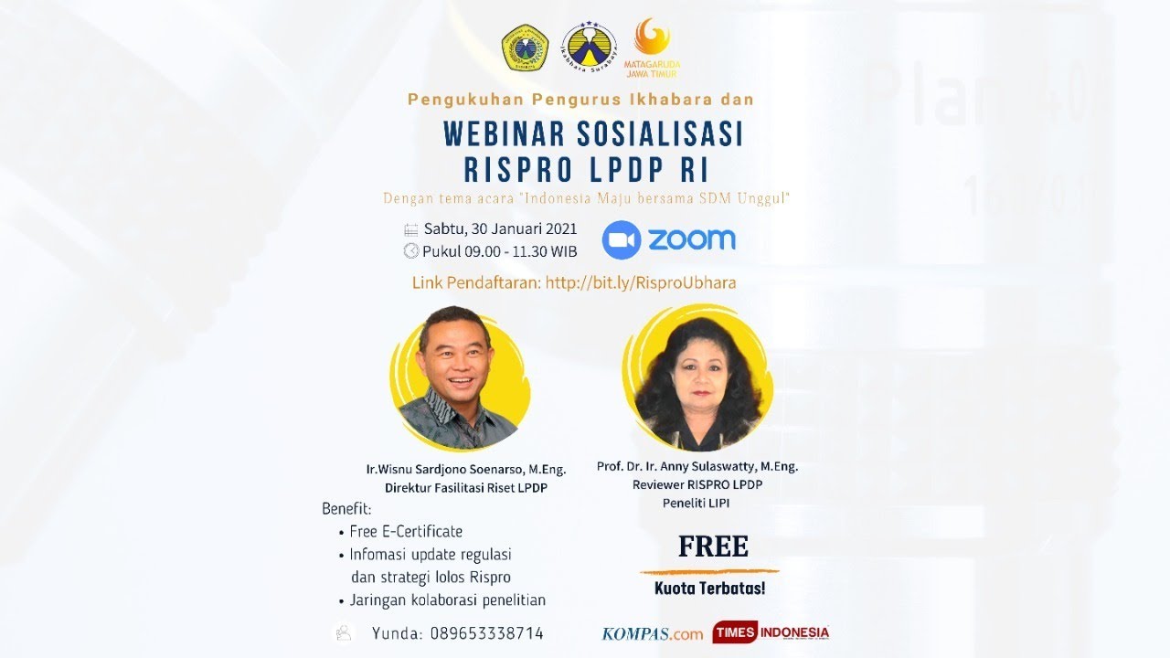 WEBINAR SOSIALISAI RISPRO LPDP RI - YouTube