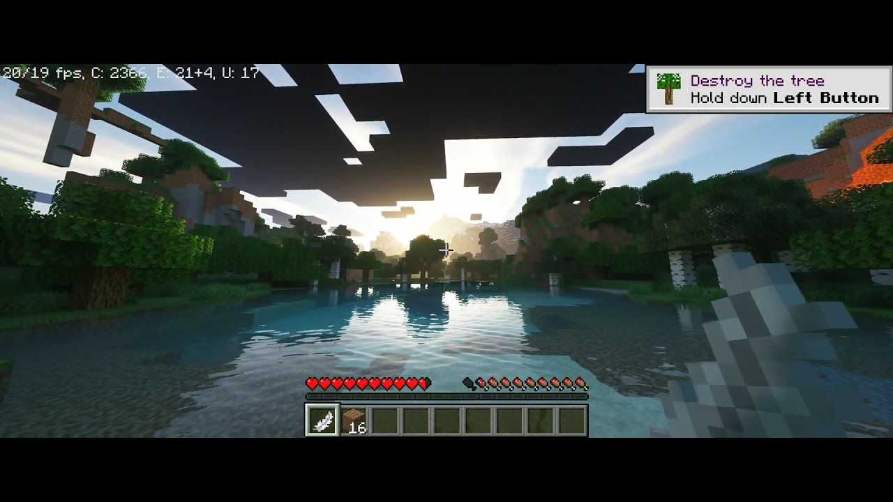 Minecraft med lite tray racing - YouTube