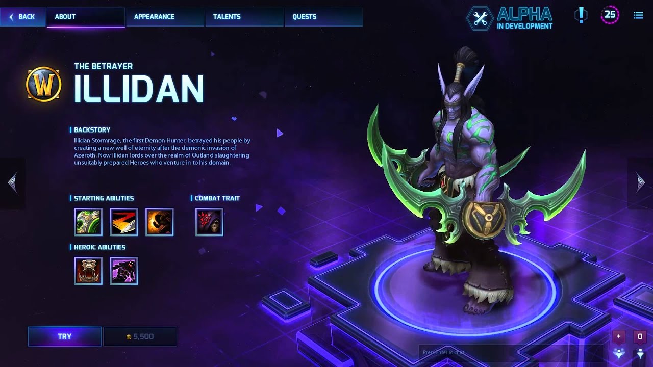 Illidan Unit Quotes - Heroes of the Storm - YouTube