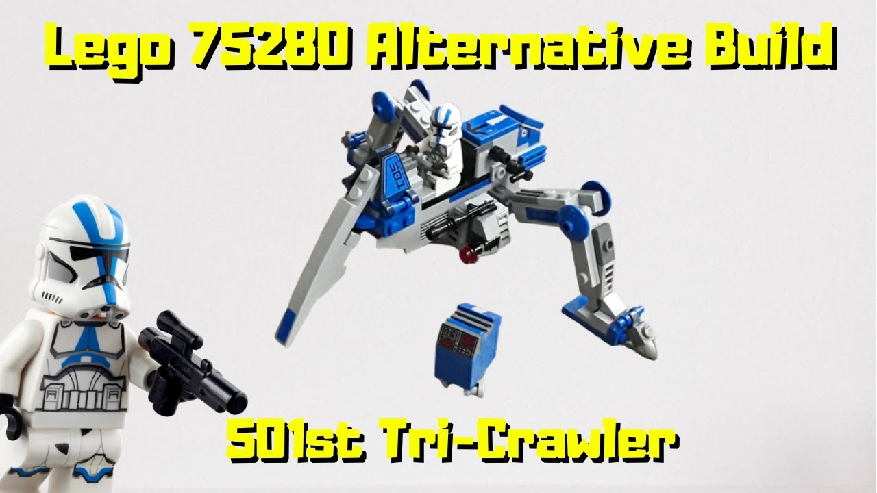 501st Tri-Crawler - Lego 75280 Alternative Build - YouTube