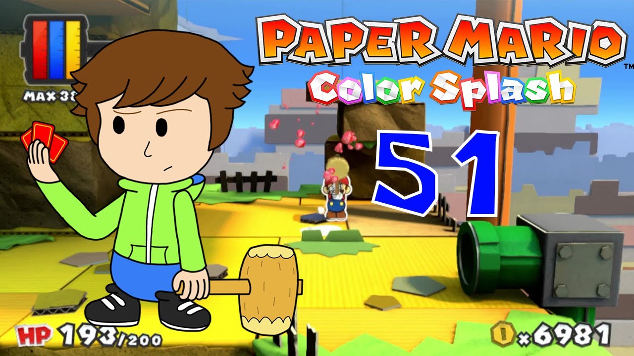 Hiding in my Colourless Blind Spot - Paper Mario Color Splash - YouTube