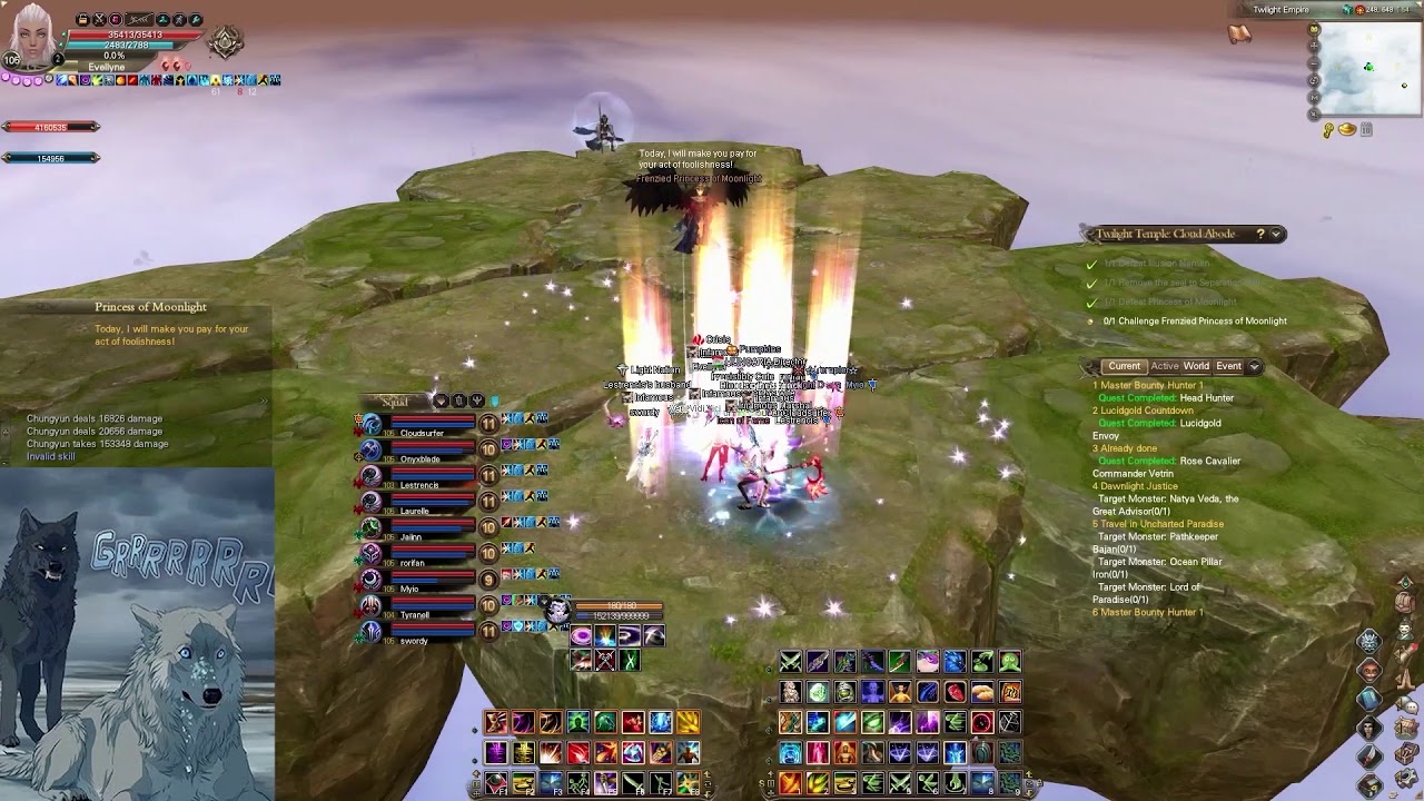 PWI - Twilight Temple Revisited PART II - Princess of Moonlight (TT4-2, TTR, last boss) - YouTube