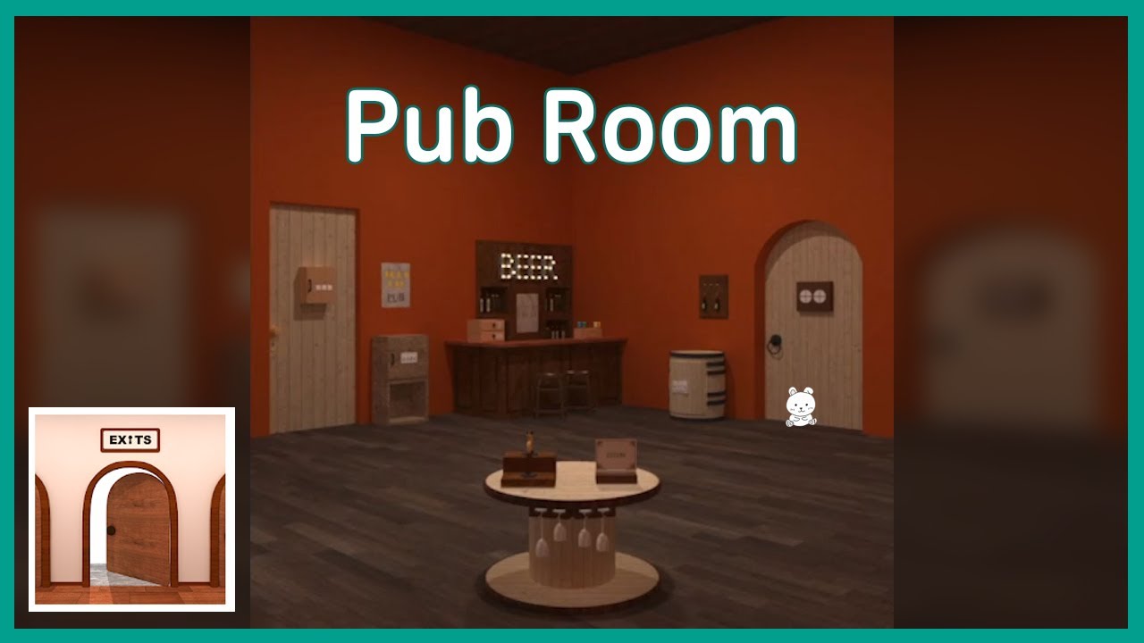 EXiTS Room Escape Game - Pub Room Walkthrough (NAKAYUBI) - YouTube