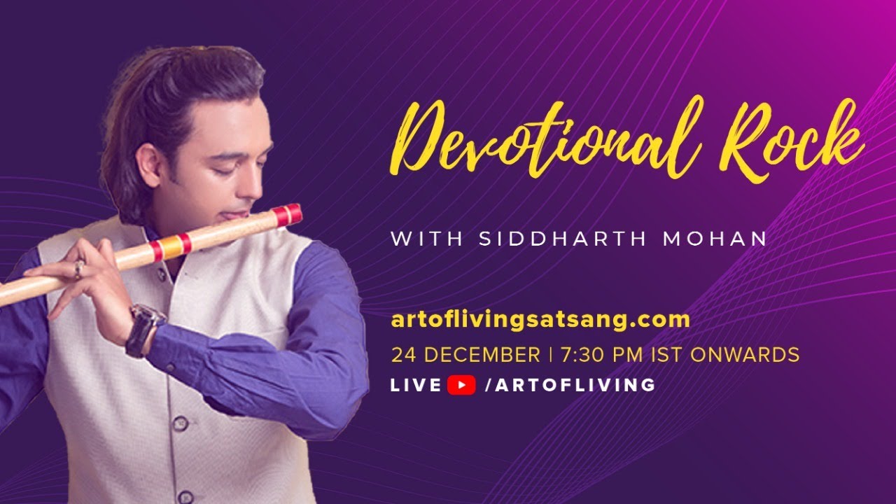 Devotional Rock with Siddharth Mohan | 13 Day Satsang Journey ...
