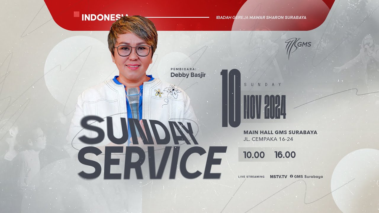 [Indonesia 10am] | Debby Basjir | GMS Sunday Service, 10 November 2024 ...