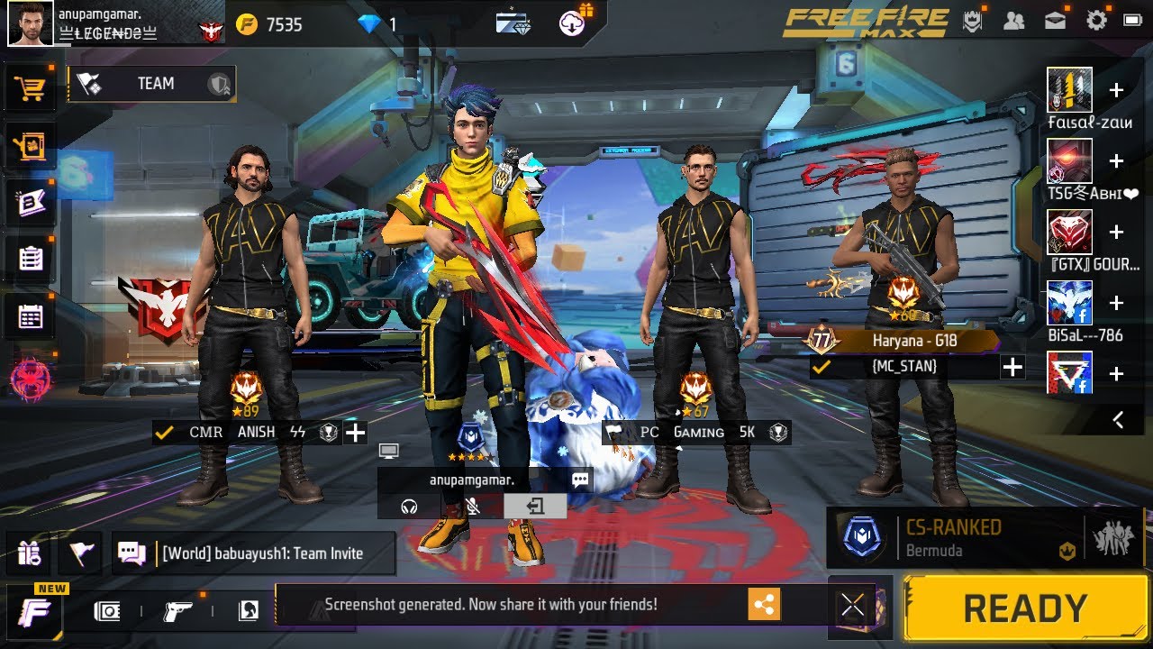 free fire cs ranke push #freefire - YouTube