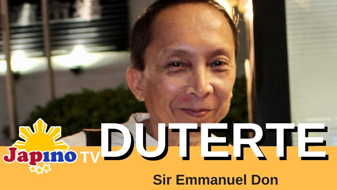 Sir Emmanuel Don Duterte in Tokyo - YouTube