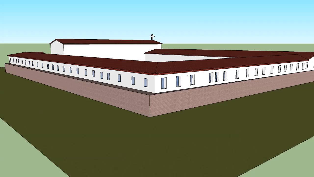4th grade Mission Project - Sketchup model of San Luis Obispo - YouTube