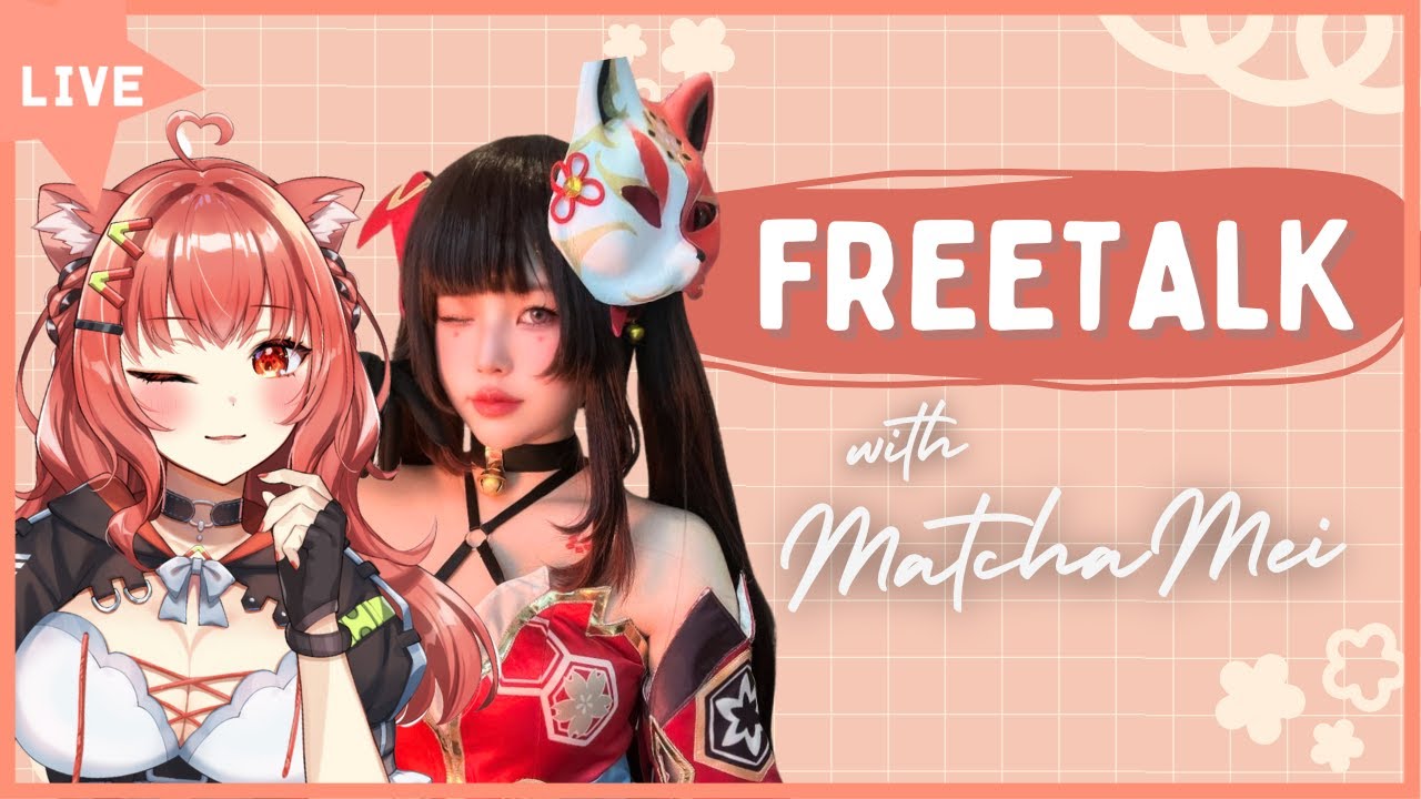 [DONOTHON #71] FREETALK : COSPLAY SAMA SI CANTIK MATCHA MEI ♡ vtuber indonesia #mediashareon ...