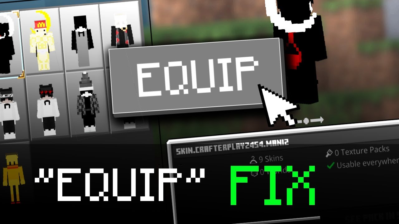 How to Fix Equip Button GLITCH in 1.18.10+ (read description) - YouTube