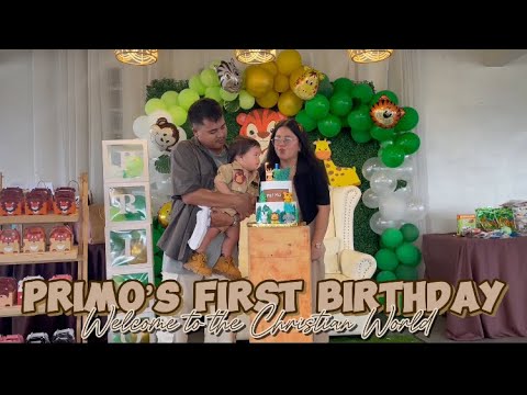 JOHAN PIERRE’S 1ST BIRTHDAY & CHRISTENING - YouTube