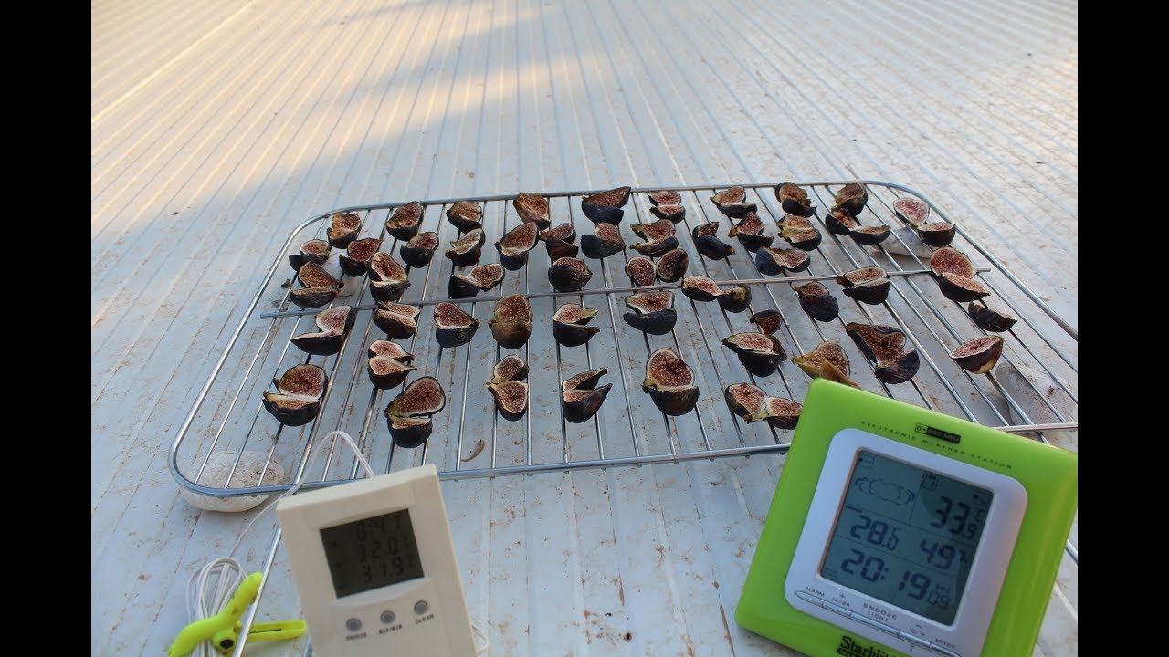 Secar al sol higos cortados. - YouTube