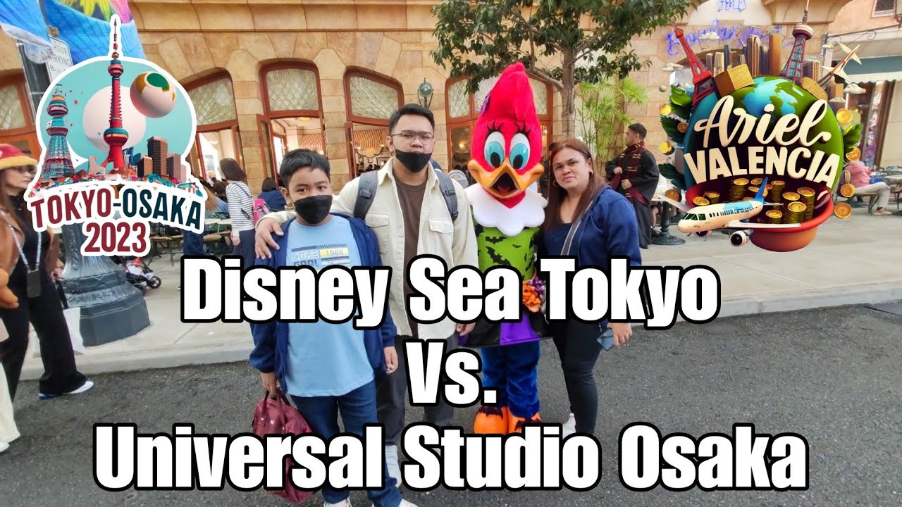 Disney Sea in Tokyo Vs. Universal Studio in Osaka Japan.. - YouTube