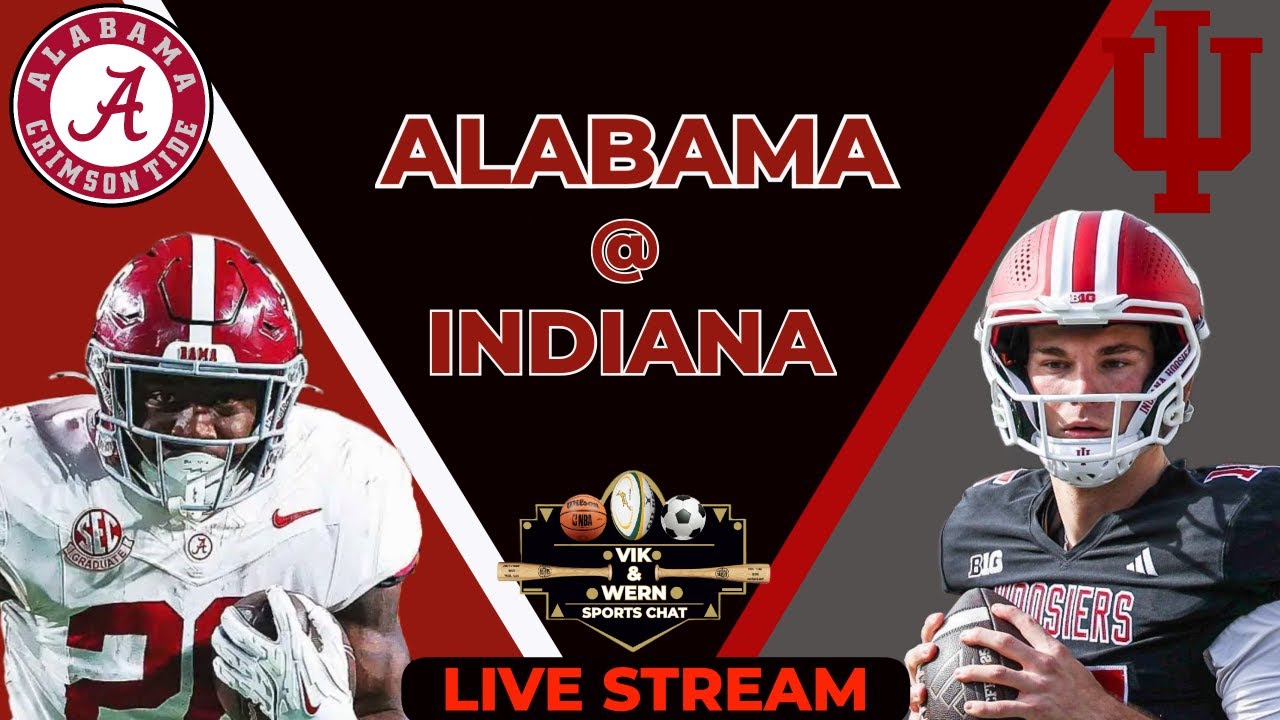 Live CFP Alabama Crimson Tide vs Indiana! - YouTube