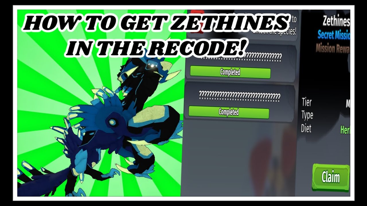 [CoS] HOW TO GET ZETHINES IN RECODE CREATURES OF SONARIA! (Secret ...